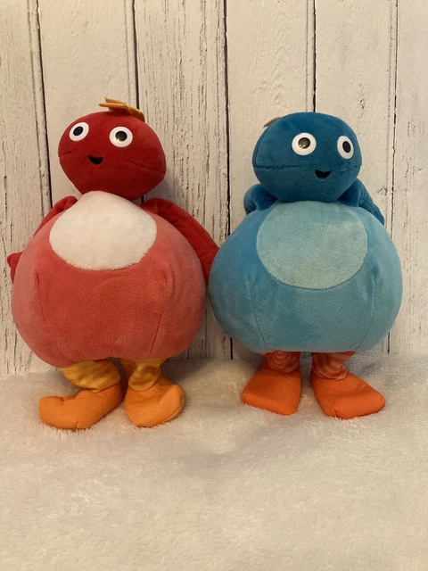 CBEEBIES TWIRLYWOOS TOODLOO & Big Hoowalking Talking Soft Toy Plush ...