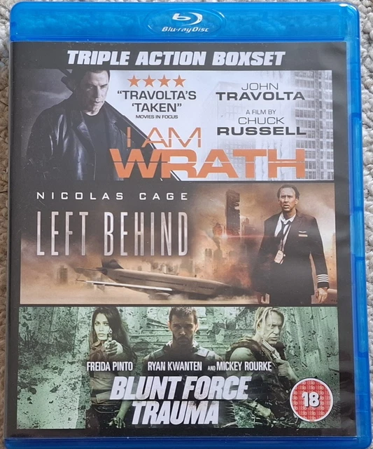 TRIPLE ACTION BOXSET Blu-Ray I Am Wrath/Left Behind/Blunt Force Trauma ...
