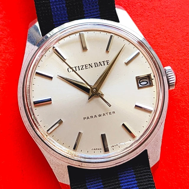 CITIZEN PARAWATER WATCH Vintage Beautiful Dial Mechanical 4-180186 For ...