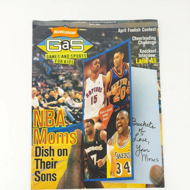 NICKELODEON GAS APR 2000 - LAILA ALI - JAPANESE BASEBALL Blues Clue Got ...