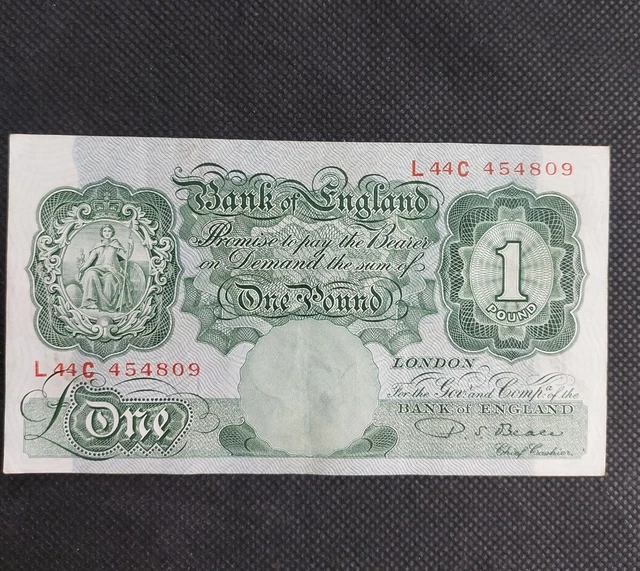 BANK OF ENGLAND One pound Banknote Beale £14.00 - PicClick UK