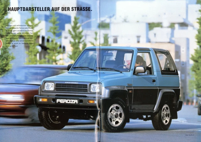 1992 DAIHATSU FEROZA Prospekt 3/92 D brochure catalogus prospectus catalogue £16.20 - PicClick UK