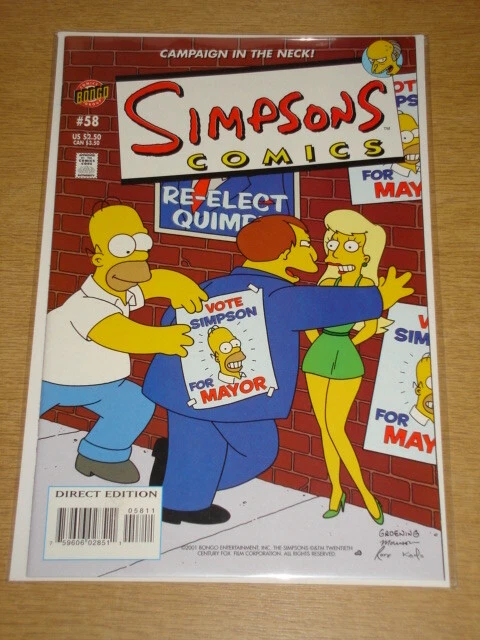 SIMPSONS #58 BONGO Comics £3.99 - PicClick UK