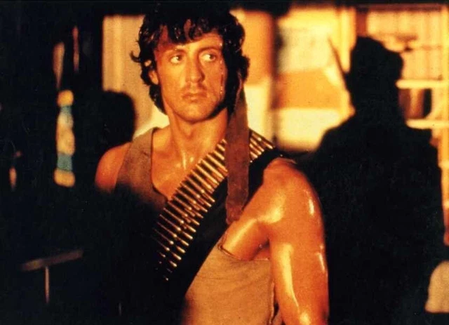 PHOTO. RAMBO (FIRST BLOOD) 1983 Sylvester Stallone, Richard Crenna TBE ...