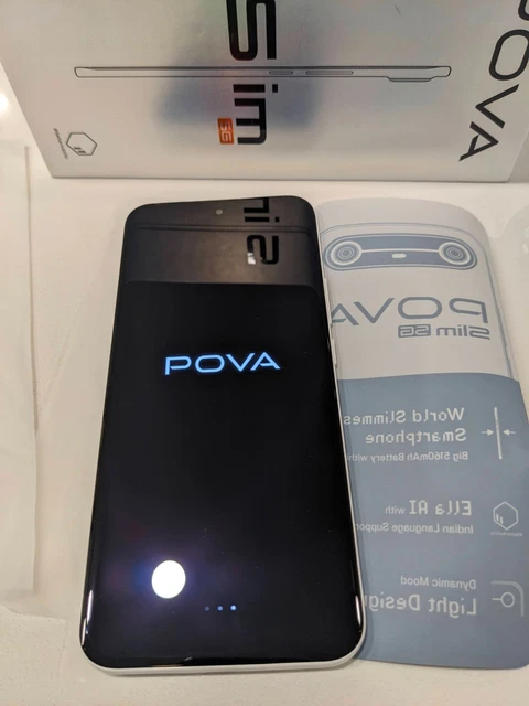 TECNO POVA SLIM 5G Smartphone 8GB RAM 128GB Slim White Global Version ...