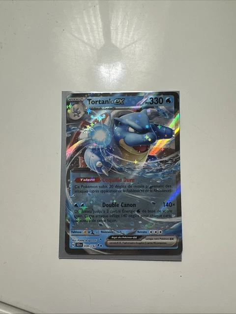 CARTE POKÉMON - Tortank Ex 030/142 - Couronne Stellaire EV07 SCR Neuf ...