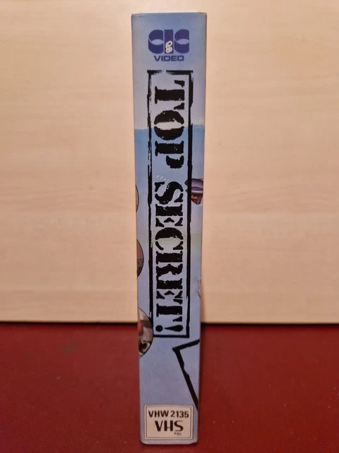 TOP SECRET! (1984) - Val Kilmer - PRE-CERT - PAL VHS Video Tape (T222 ...