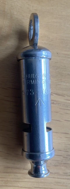 BRITISH ARMY CROWS Foot Broad Arrow Marked Military J Hudson Whistle ...