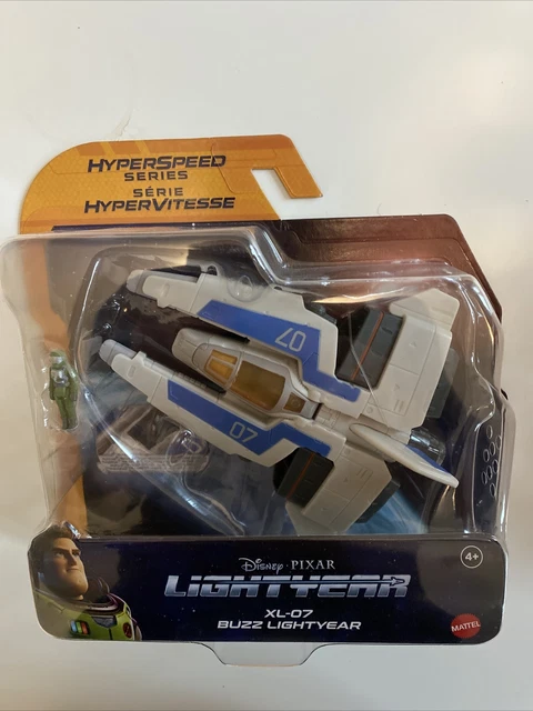 DISNEY PIXAR LIGHTYEAR Hyperspeed Series XL-07 Rocket Ship & Mini Buzz ...