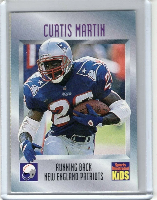 1996 SPORTS ILLUSTRATED for Kids Si football CURTIS MARTIN New England ...
