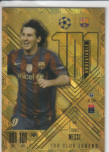 TOPPS MATCH ATTAX Extra 2025 101 Card Lionel Messi Barcelona £19.50 ...