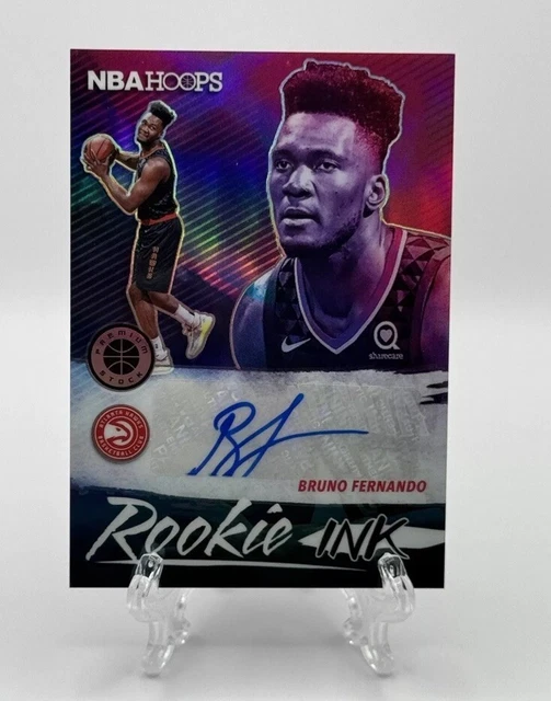 2019-20 PANINI NBA Hoops Rookie Ink Flash #RI-BRU Bruno Fernando (AU ...