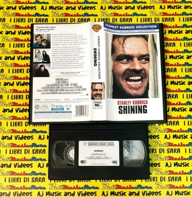 VHS FILM SHINING RESTAURATO 2001 Jack Nicholson WARNER PIV 61079 (F227) no dvd * EUR 14,99 ...