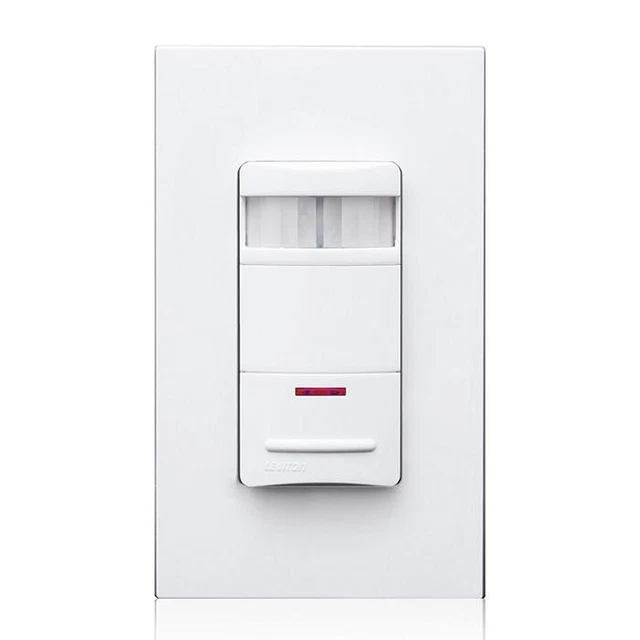 LEVITON DECORA® 120-277 Volt Wall Switch Occupancy Sensor (White) $27. ...