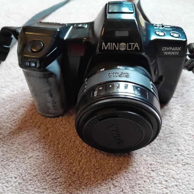 MINOLTA DYNAX 7000I 35mm SLR Film Camera with Sigma Lens £26.70 ...