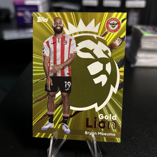 TOPPS PREMIER LEAGUE 2025/26 Gold Lion Bryan Mbeumo GL4 EUR 12,50 ...