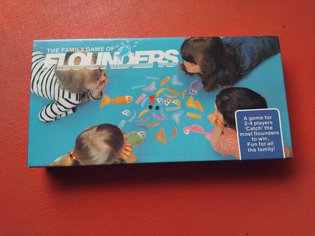 THE FAMILY GAME of FLOUNDERS floundering fishy based game- excellent £ ...