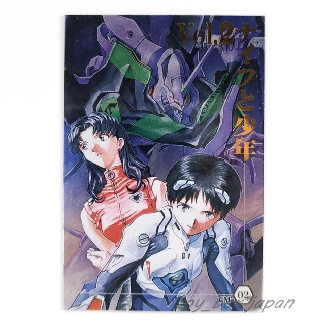 NEON GENESIS EVANGELION Wafer Card Shinji Misato Plug suit CM-02 BANDAI ...