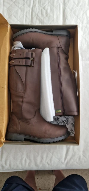 WOODLAND BLAKE MEN'S Waxy Leather Zip Up High Leg Country Boots £99.50 ...