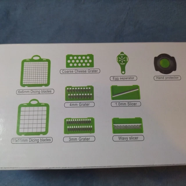 KITCHEN IDEAS 14PCS Veggie Slicer Multifunction Chopper £20.00 ...