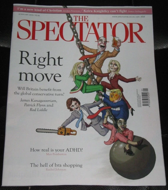 THE SPECTATOR - 4th January 2025 - New and Unread - £5.95 - PicClick UK