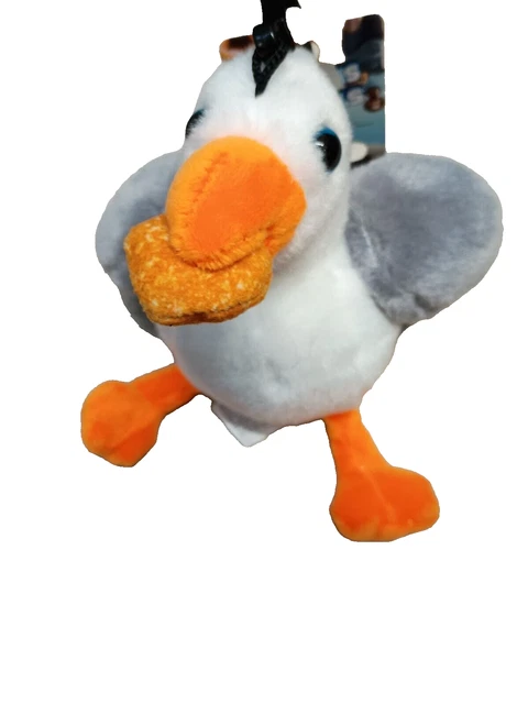 STEVEN SEAGULL WITH donut in beak soft toy plush fun buy one now £9.50 ...
