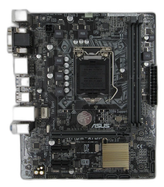 ASUS H110M-A/DP MOTHERBOARD LGA 1151 DDR4 micro ATX With IO Shield £15.00 - PicClick UK