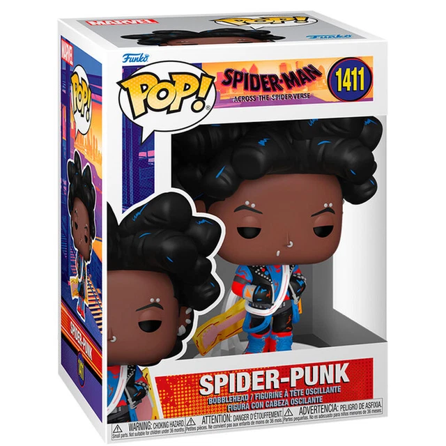 POP FIGURA MARVEL Spiderman Across The Spider-verse Spider-punk Funko ...