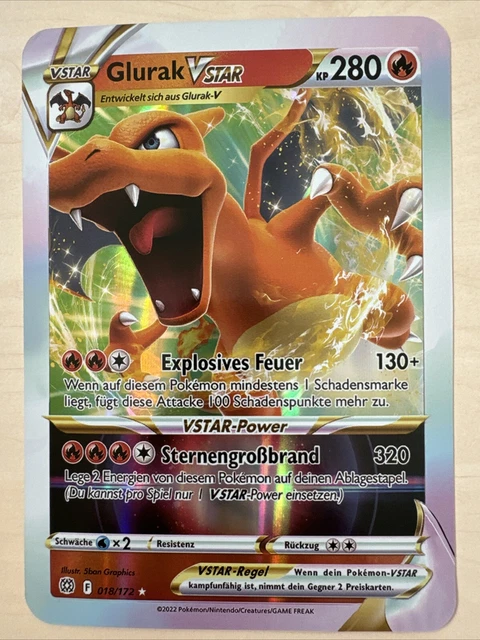 GROSSE A5 POKEMON Jumbo XXL Oversize Karte: Glurak Vstar EUR 5,80 ...