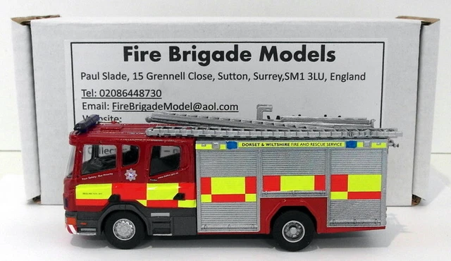 FIRE BRIGADE MODELS 1/48 Scale FBM19 - Scania Dorset & Wiltshire Fire ...
