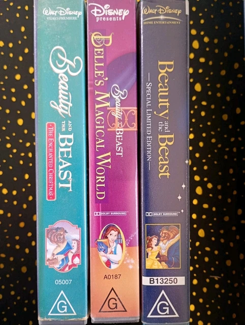 VINTAGE VHS BUNDLE: Beauty And The Beast Trio - Disney Classics! Lot ...