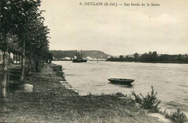 CARTE DUCLAIR LES bords de la Seine EUR 3,45 - PicClick FR