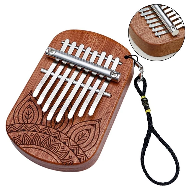 CLAVIER PIANO DOIGT bois transparent Kalimba pouce instrument de ...