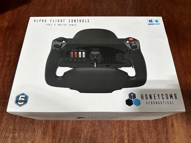 HONEYCOMB AERONAUTICAL ALPHA Flight Controls Yoke & Switch Panel $229. ...