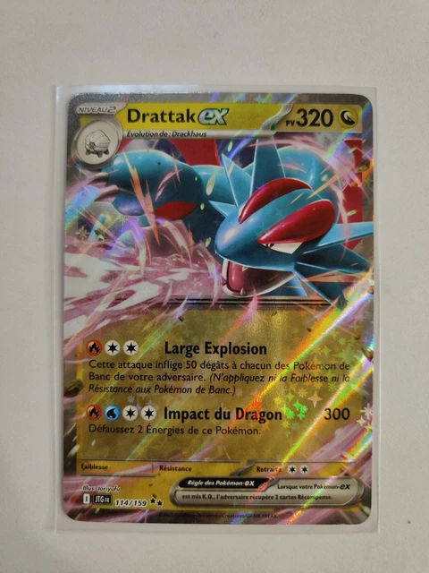 CARTE POKÉMON - Drattak EX 114/159 - Aventures Ensemble EV09 EUR 6,00 ...
