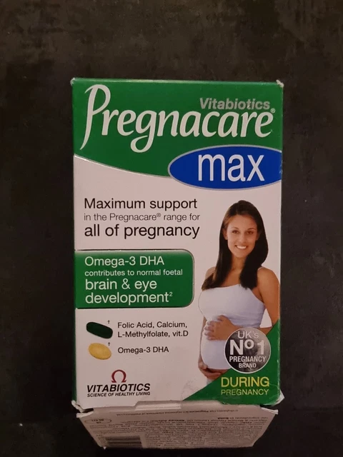 VITABIOTICS PREGNACARE MAX Tablets Plus Capsules Omega - (84) £8.50 ...