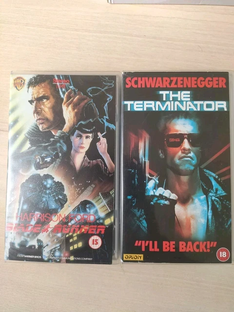 VHS BLADE RUNNER & Terminator - Sci-Fi Collection £14.99 - PicClick UK