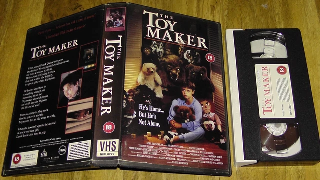 THE TOY MAKER VHS Video Big Box Ex Rental Cert Horror £5.99 - PicClick UK