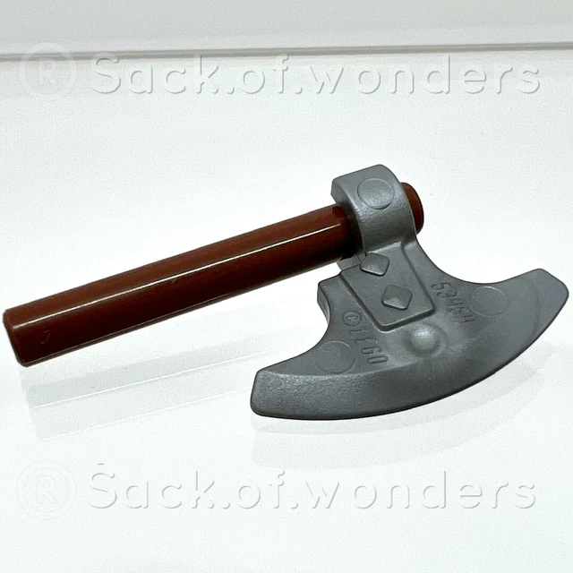 AUTHENTIC LEGO WARRIOR Fighter Battle Axe Medieval Weapon Knights King ...