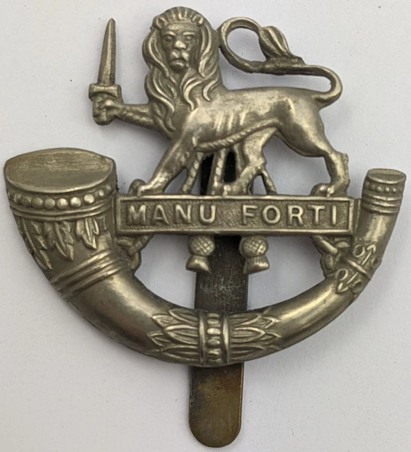 BRITISH ARMY; HEREFORDSHIRE Light Infantry Cap Badge, Slider Fitting ...