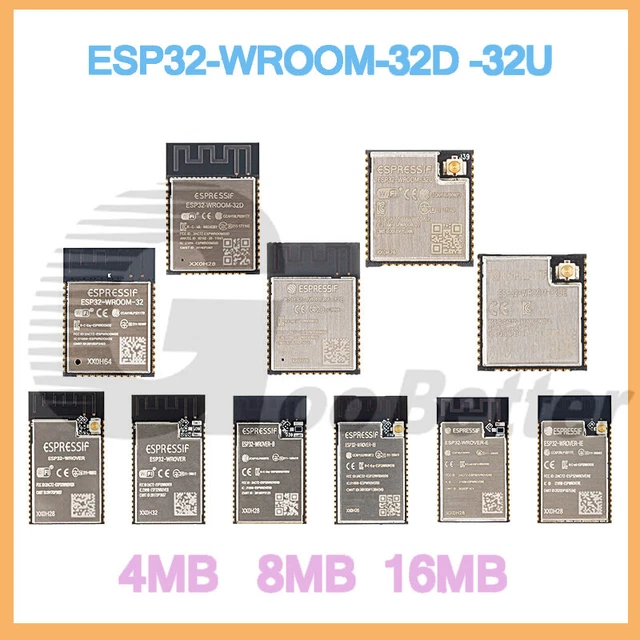 ESP32 WROOM-32-32D-32U 38 pins Development Board Dual Core WiFi ...