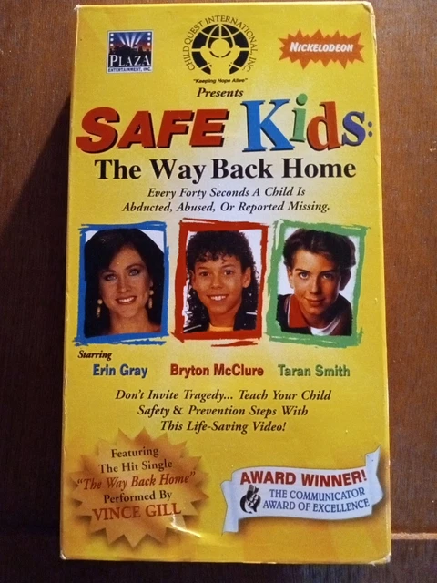 SAFE KIDS THE Way Back Home VHS Nickelodeon Taran Smith, Bryton McClure ...