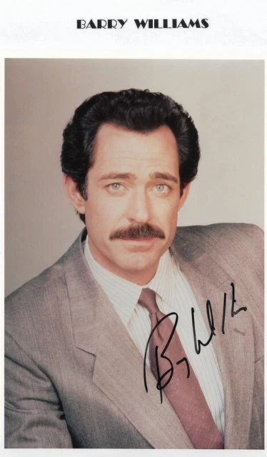 * BARRY WILLIAMS - The Brady Bunch, Hollywood 7, Bigfoot etc Signed ...