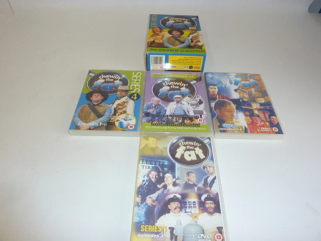 CHEWIN THE FAT Complete Collection DVD Boxset Series 1 2 3 4 - VG+/EX ...