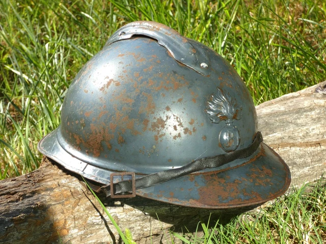 ELMETTO ADRIAN M15 COMPLETO Ww1 Casco Prima Guerra Mondiale Elmo Grande ...