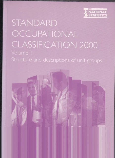 STANDARD OCCUPATIONAL CLASSIFICATION Vol. 1: Structure and Descriptions ...