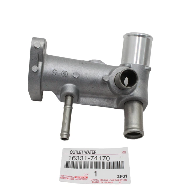 TOYOTA RAV4 CAMRY Celica OEM Genuine Radiator Water Outlet Pipe 16331 ...