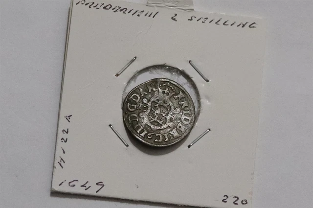 🧭 🇩🇰 DENMARK 2 Skilling 1649 B77 Cmd-3 $67.38 - PicClick CA