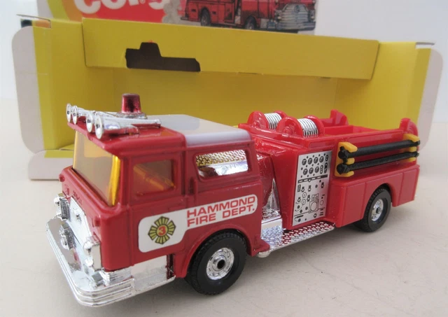 CORGI TOYS AMERICAN Hammond Fire Dept Mack Fire Rescue Pumper Truck ...