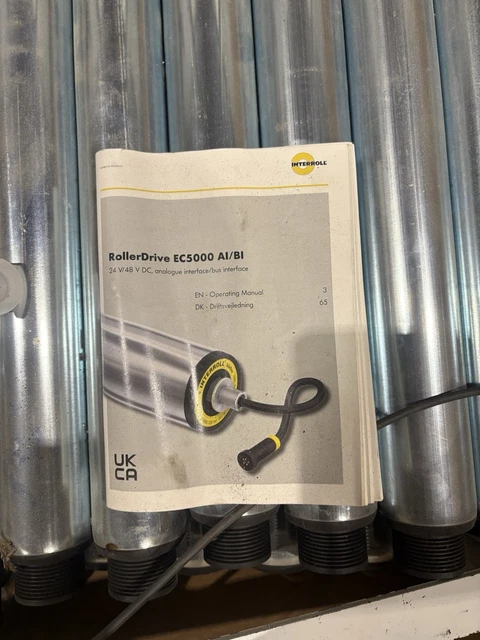 INTERROLL EC5000 SERIES 24v powered x40 conveyor £669.70 - PicClick UK